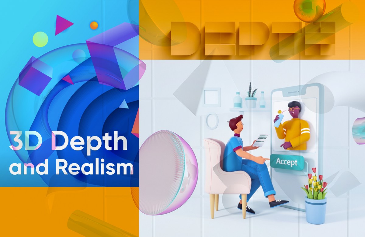 The New Creative Boundary: How Designers are Combining Realism & Flat ...